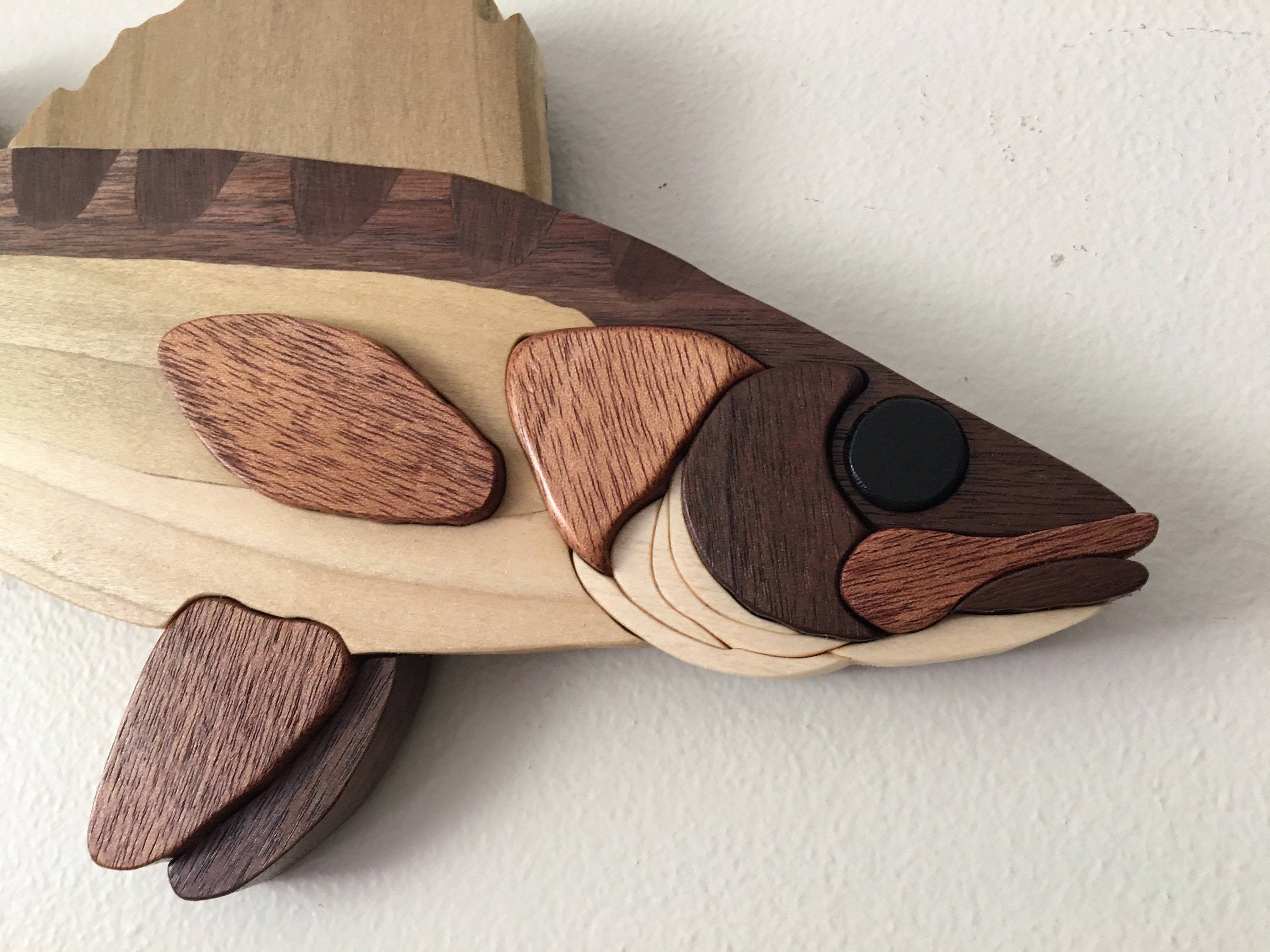 Fish Walleye Intarsia - Etsy
