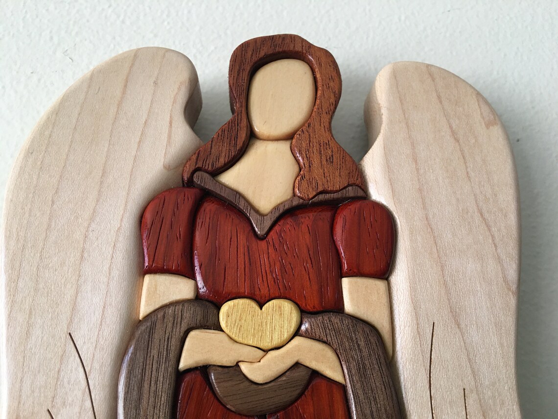 Intarsia Angel - Etsy