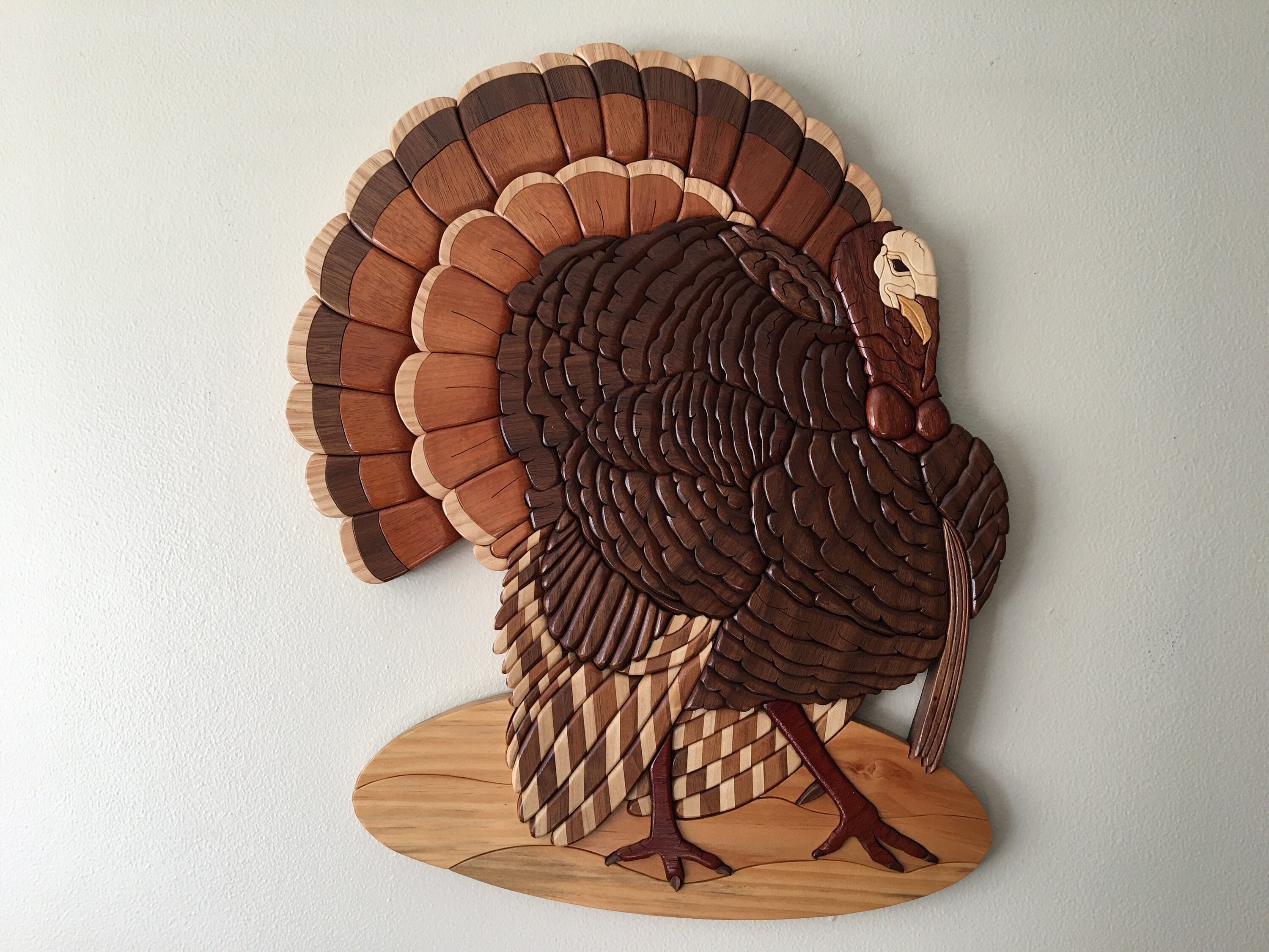 Turkey Intarsia - Etsy