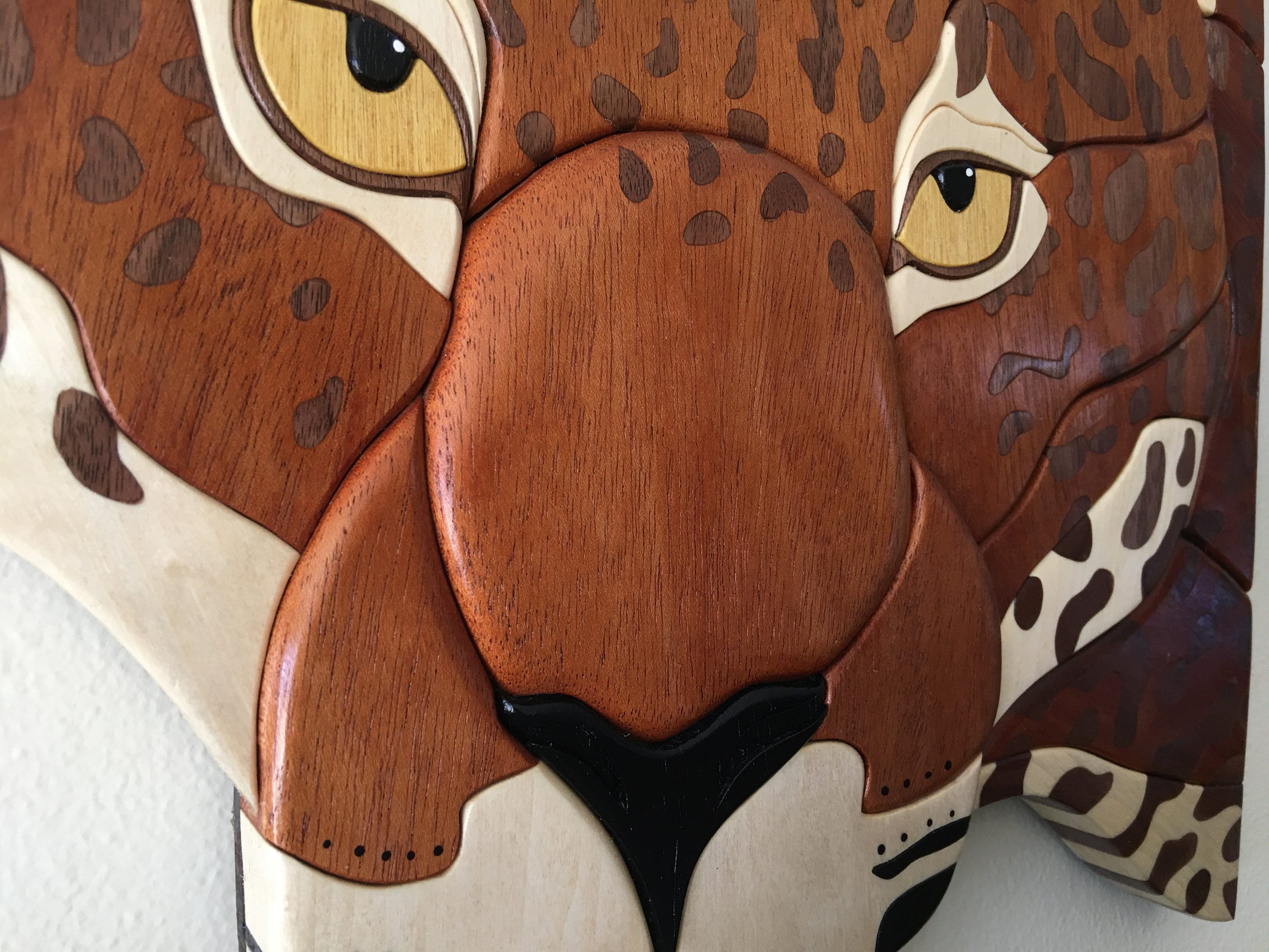Intarsia Leopard/jaguar - Etsy