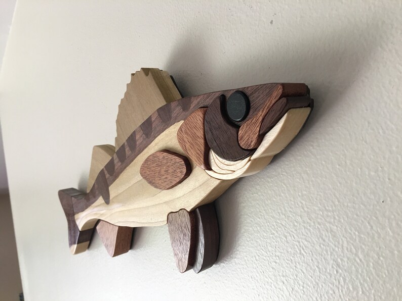 Fish Walleye Intarsia - Etsy