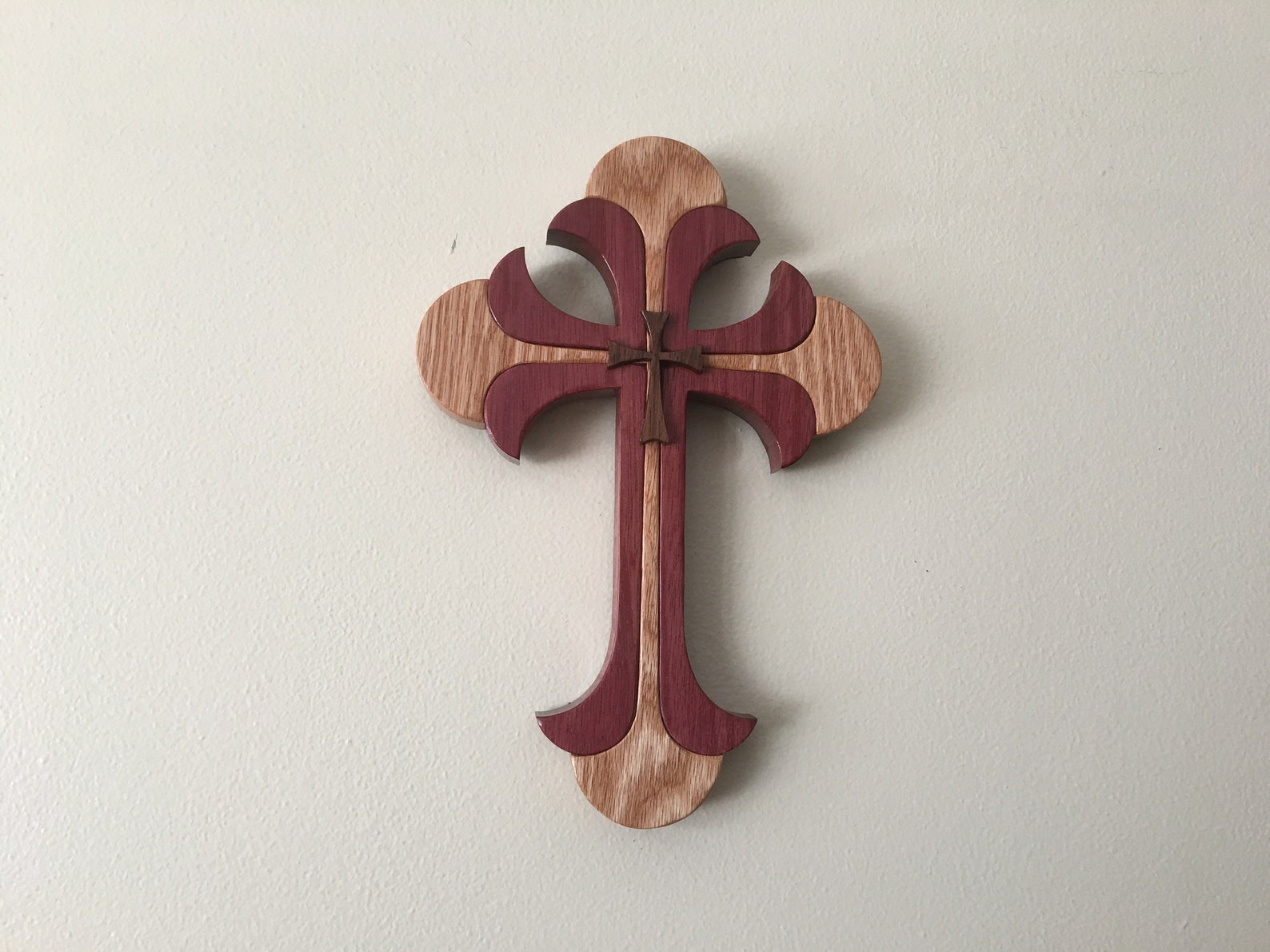 Intarsia Cross | Etsy