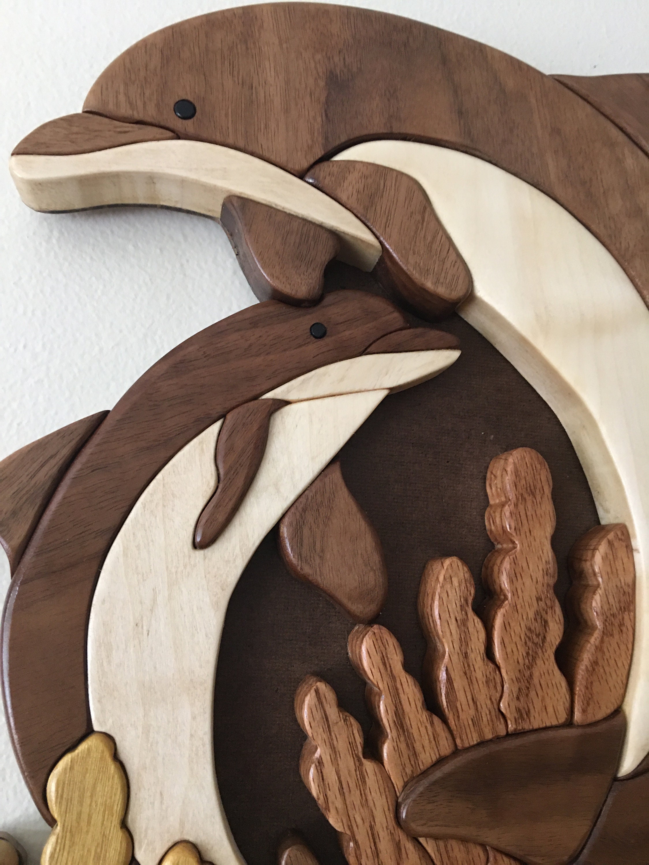 Dolphin Intarsia - Etsy