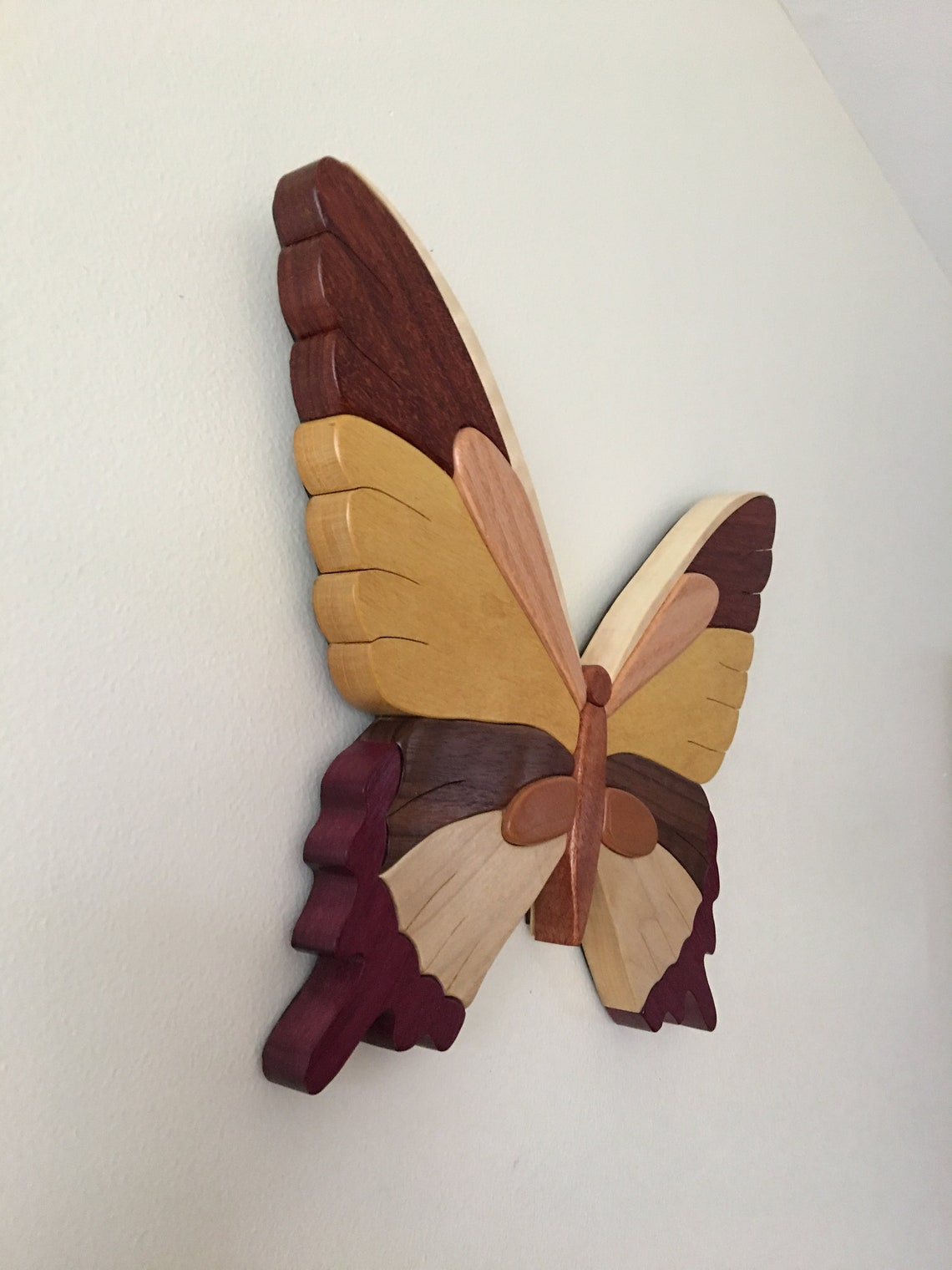 Butterfly Intarsia - Etsy