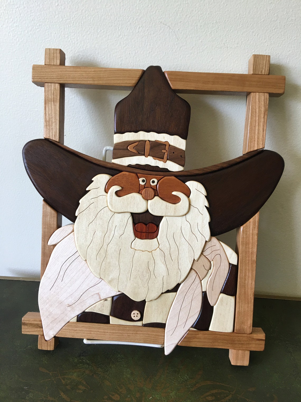 Cowboy Intarsia - Etsy