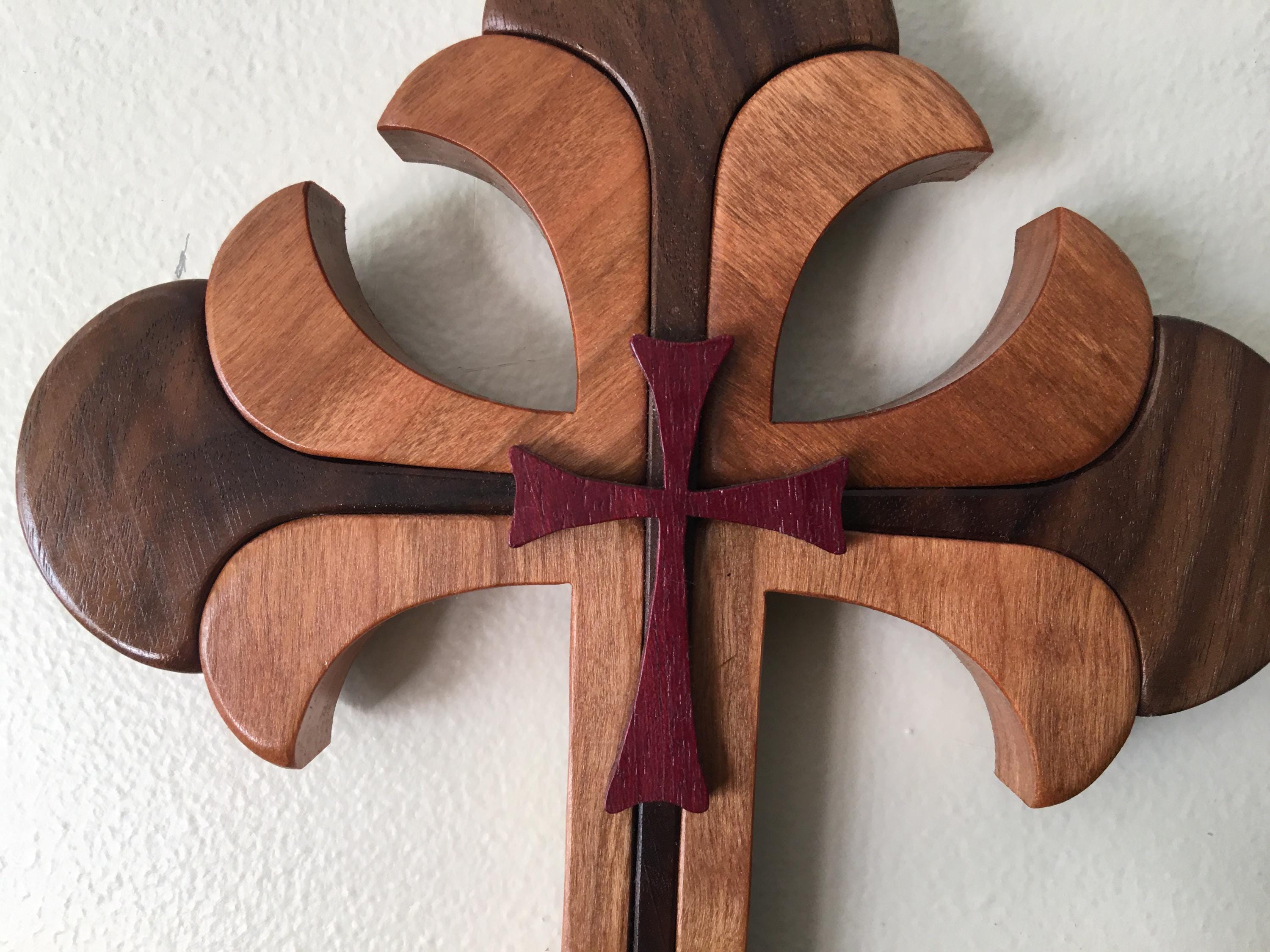 Intarsia Cross - Etsy