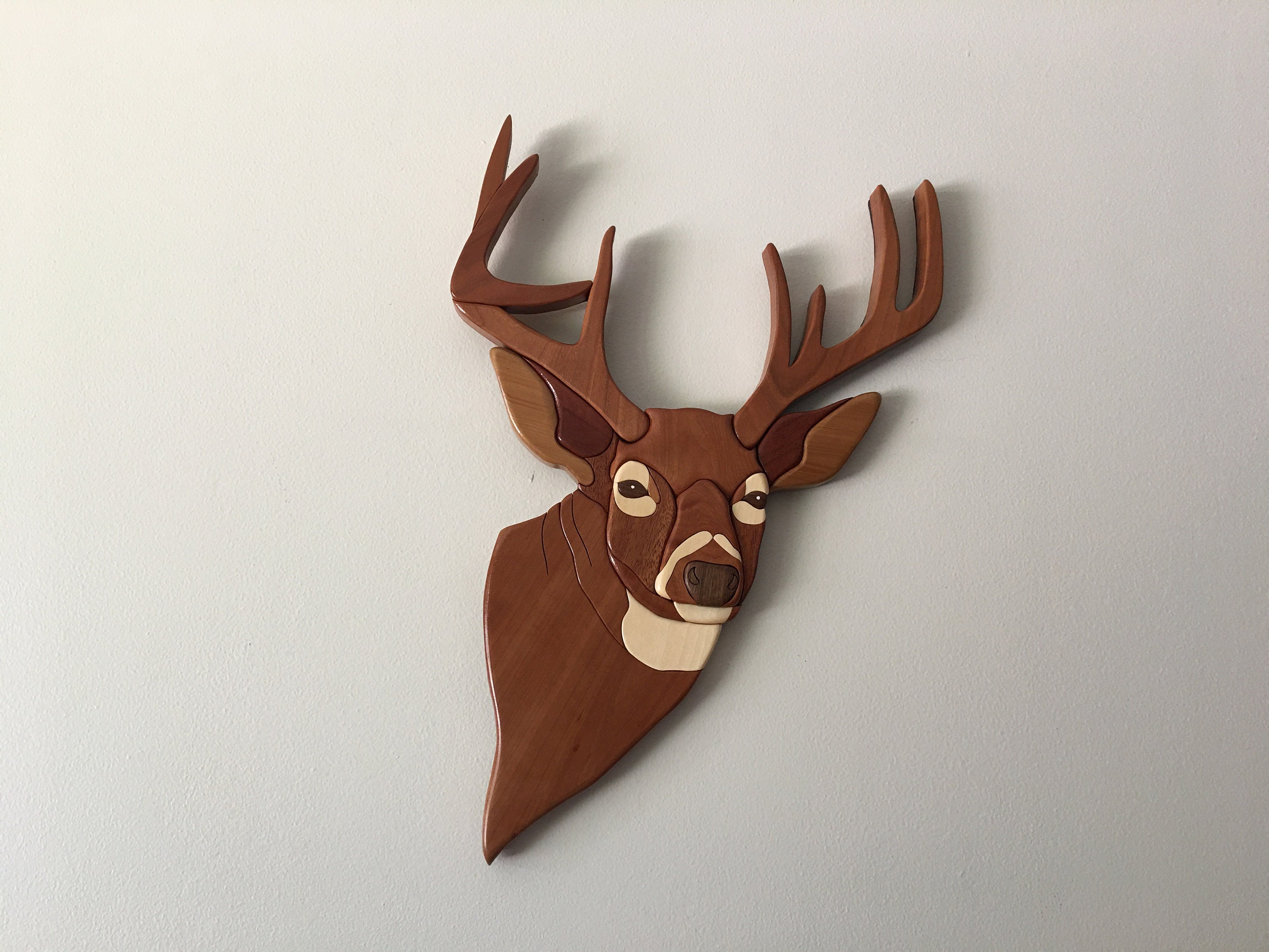 Deer Intarsia - Etsy