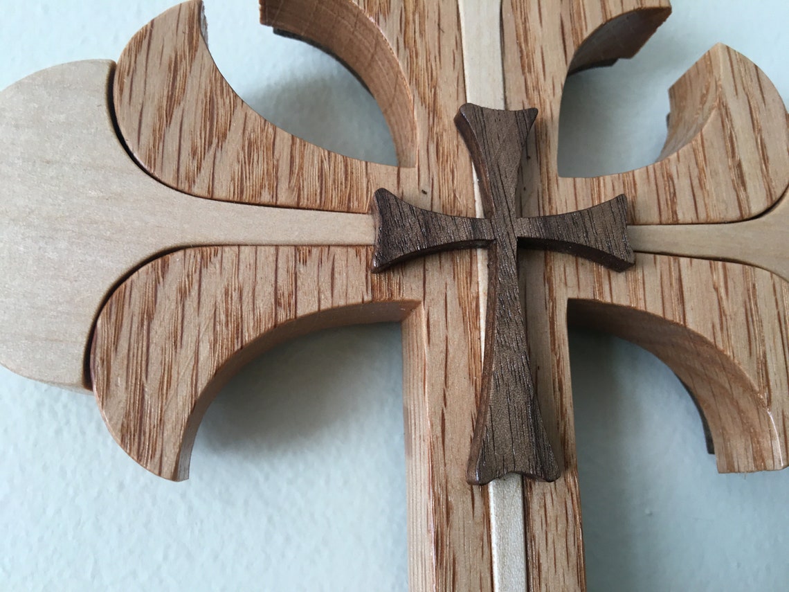 Intarsia Cross - Etsy