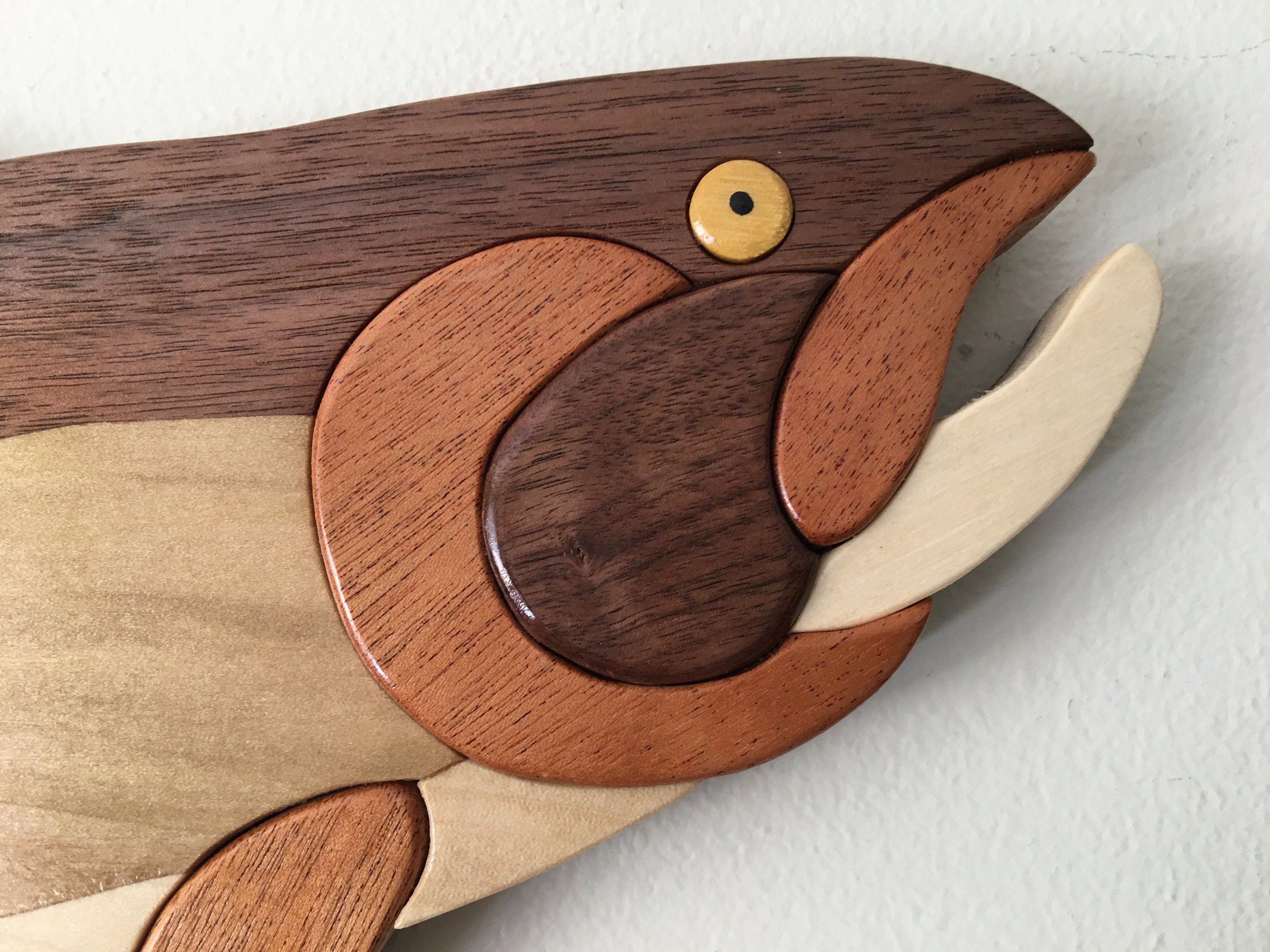 Fish Trout Intarsia - Etsy