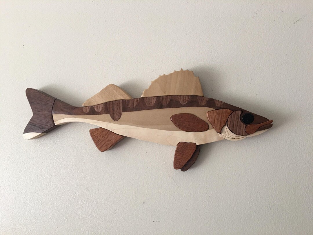 Fish Walleye Intarsia - Etsy