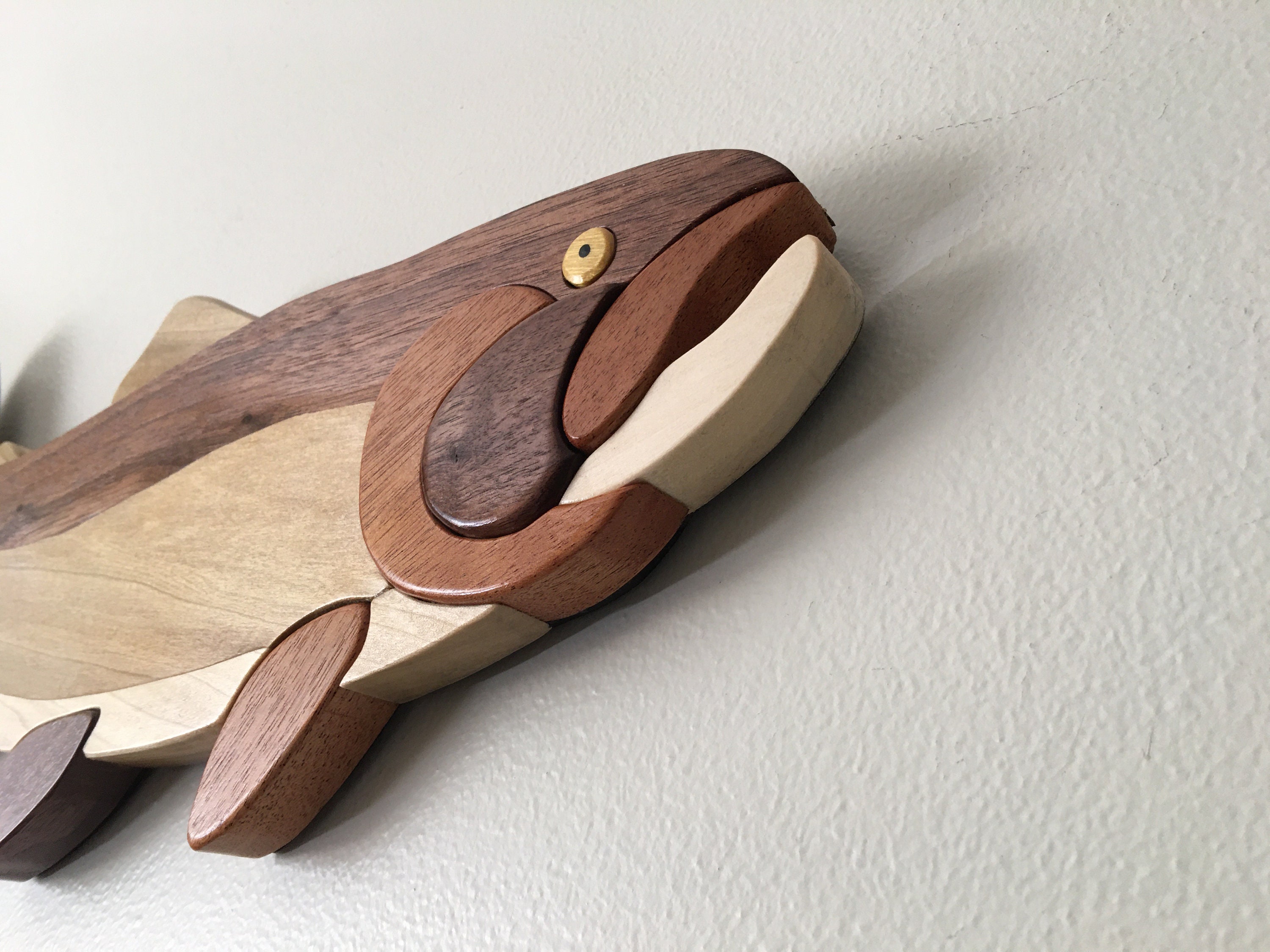 Fish Trout Intarsia - Etsy