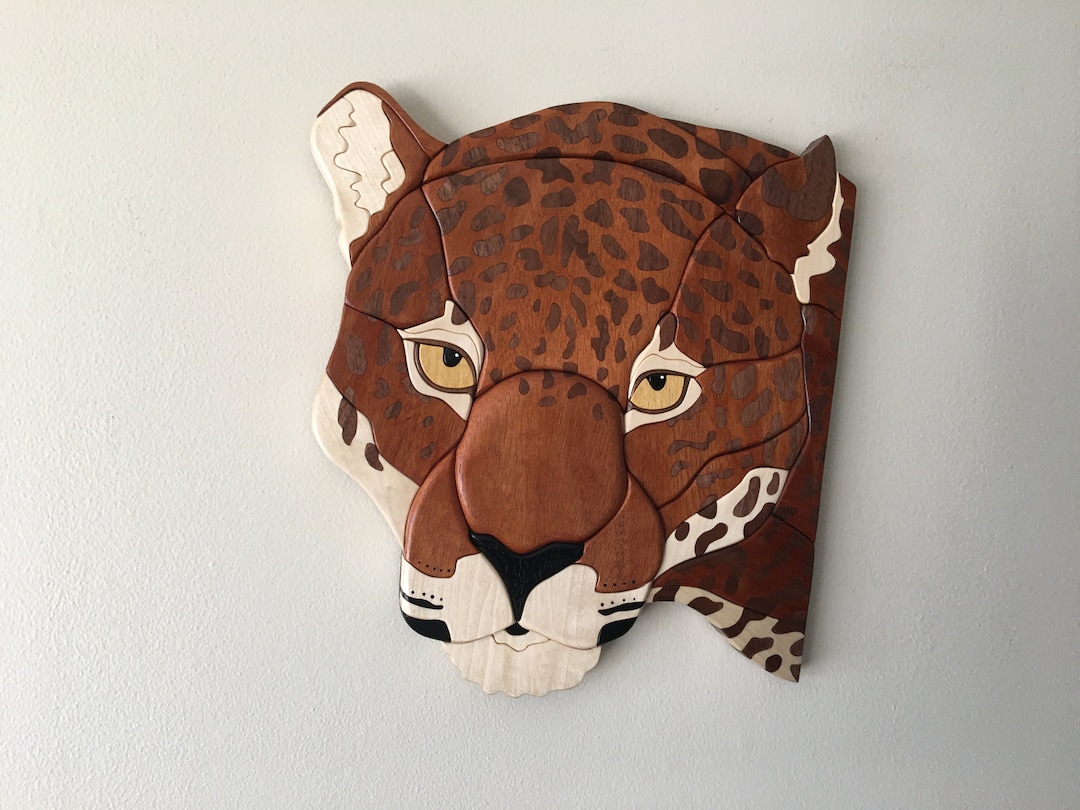 Intarsia Leopard/jaguar - Etsy