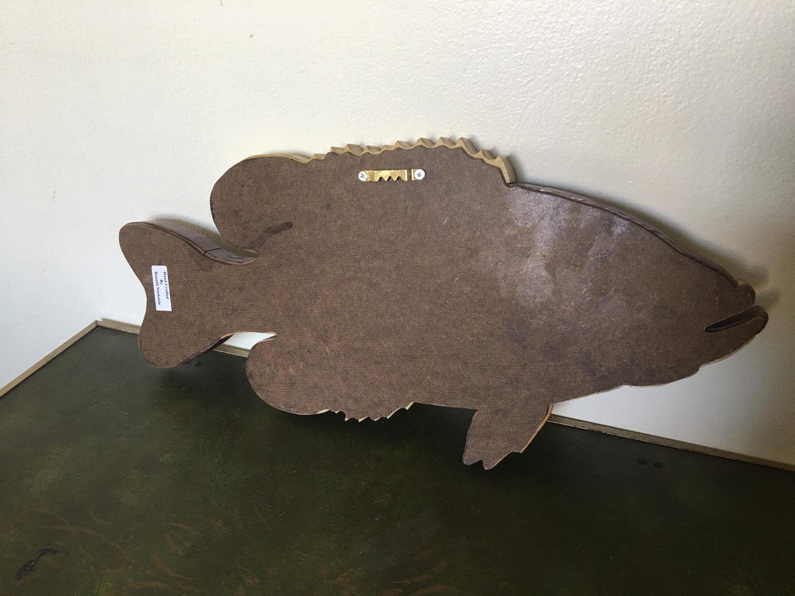 Rock Bass Intarsia Fish - Etsy