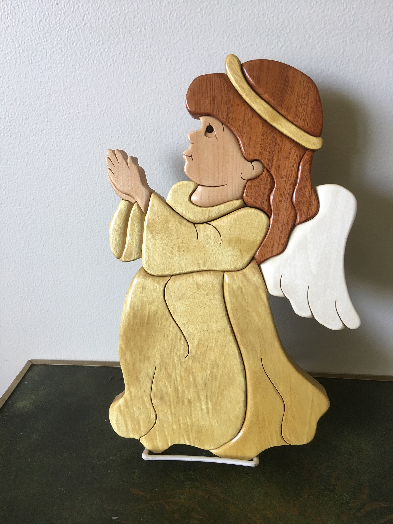 Child Angel Intarsia - Etsy