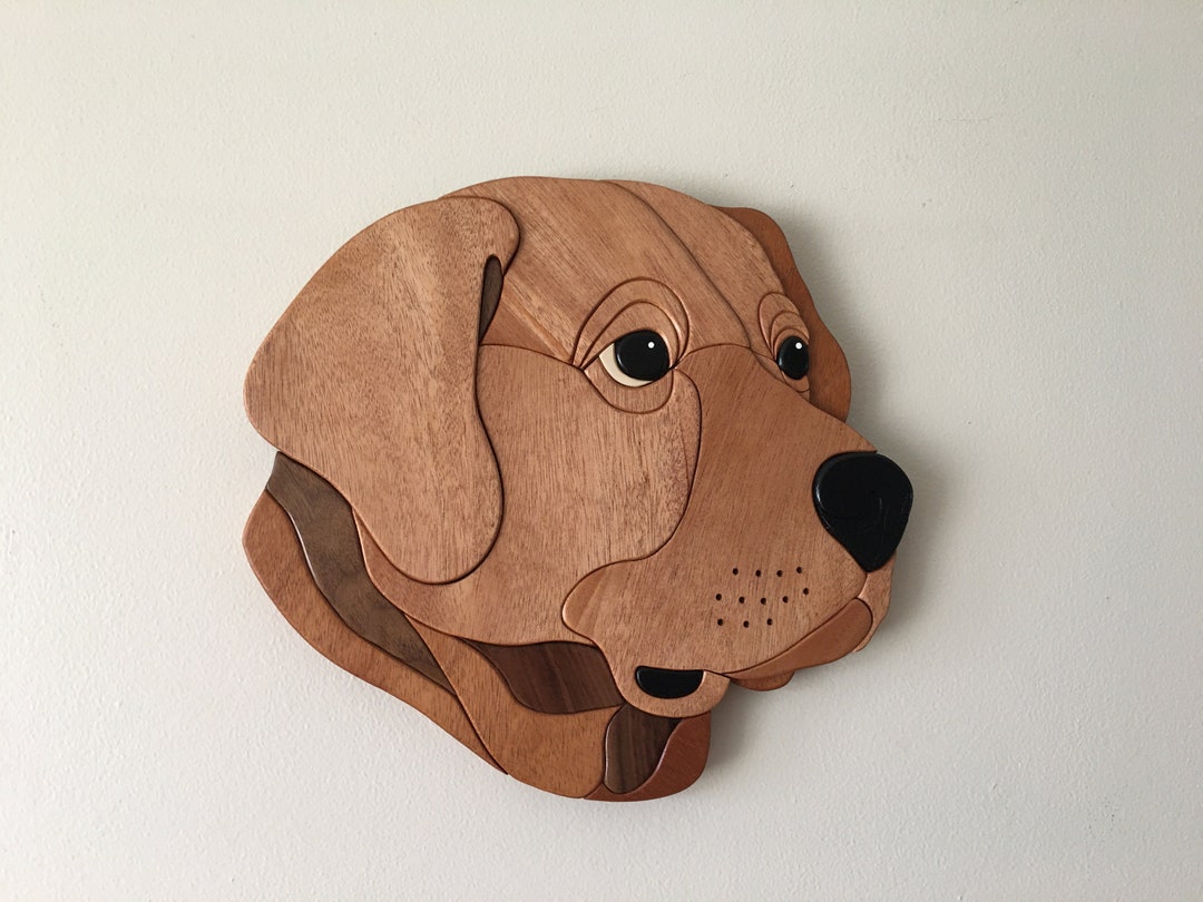 Labrador Retriever Intarsia - Etsy