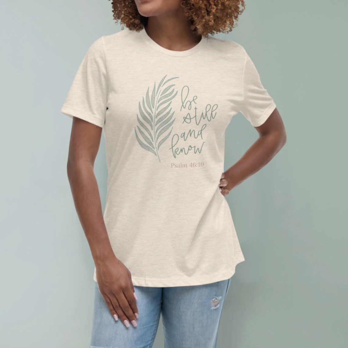 Be Still and Know Be Still Shirt Christian T-Shirt Bible | Etsy