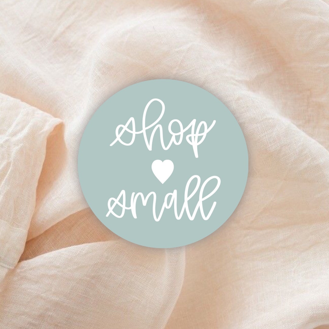 Thank You for Shopping Small, Shop Small Stickers, Stickers for Small ...