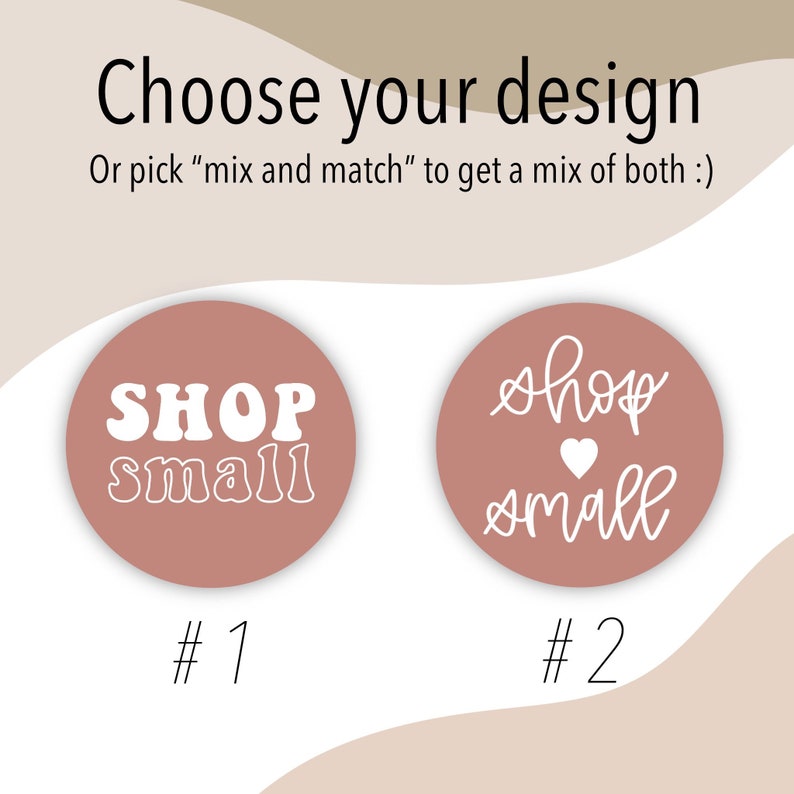 Bulk Small Business Stickers Shop Small Sticker Small - Etsy