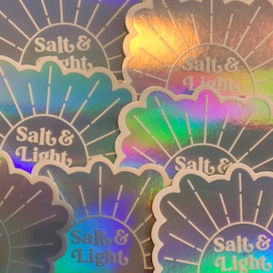 Holographic Sticker, Iridescent Sticker, Salt & Light Sticker ...