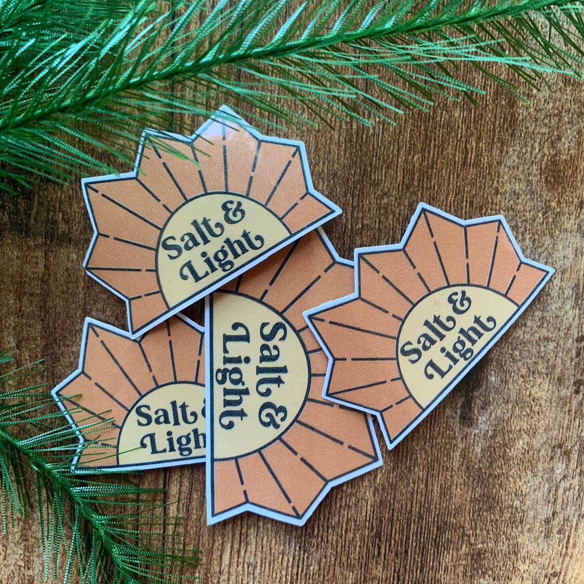 Salt & Light Sticker Boho Christian Sticker Vintage Sun | Etsy
