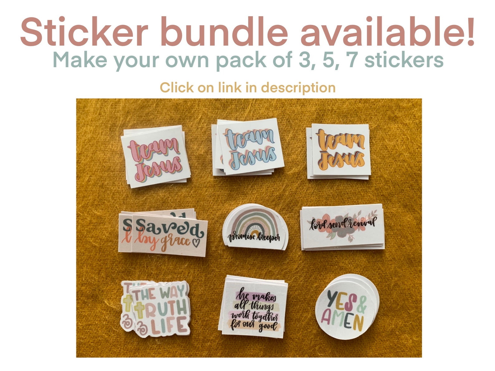 The way the truth the life sticker Jesus Is Christian | Etsy