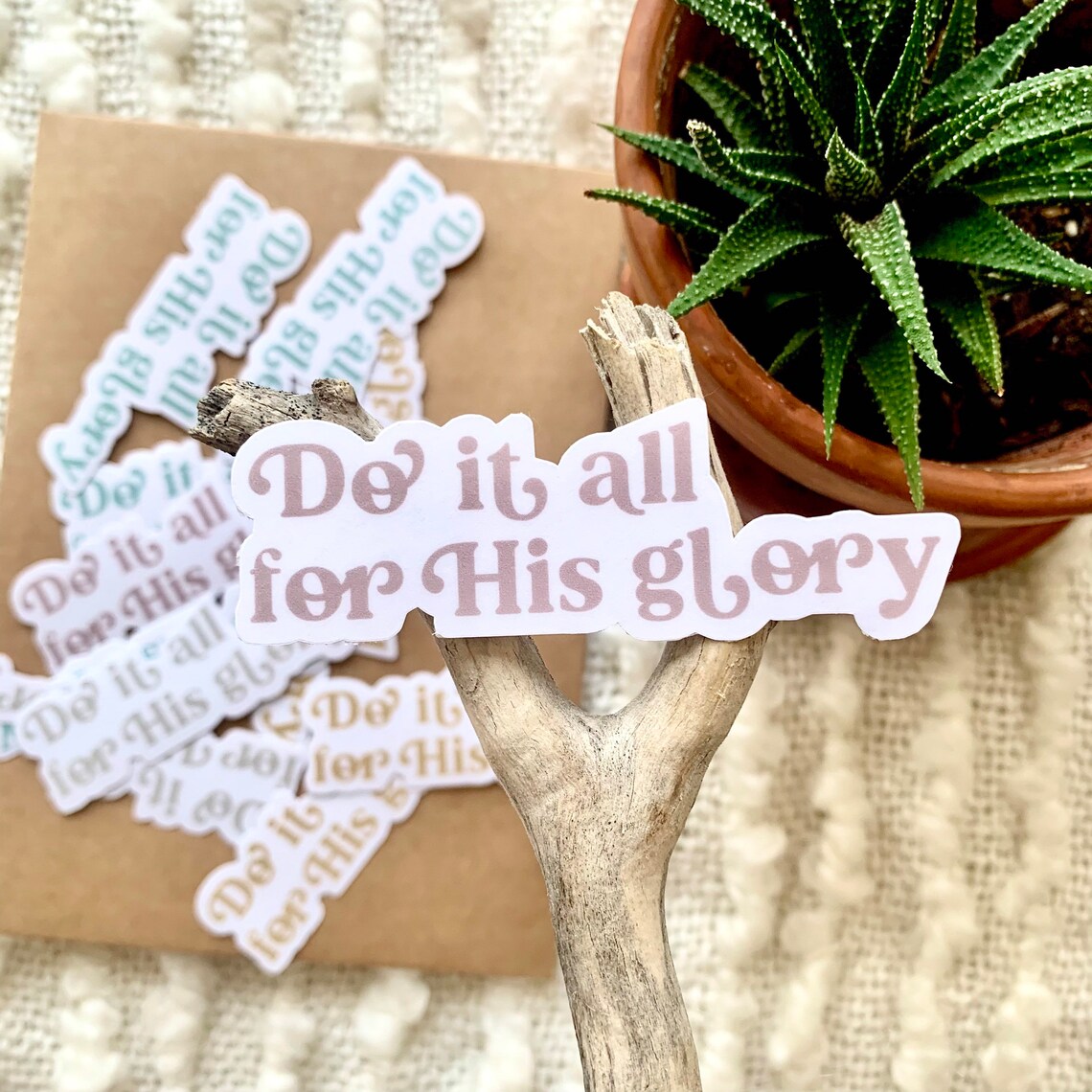 Christian Sticker Pack Bible Verse Stickers Boho Sticker - Etsy