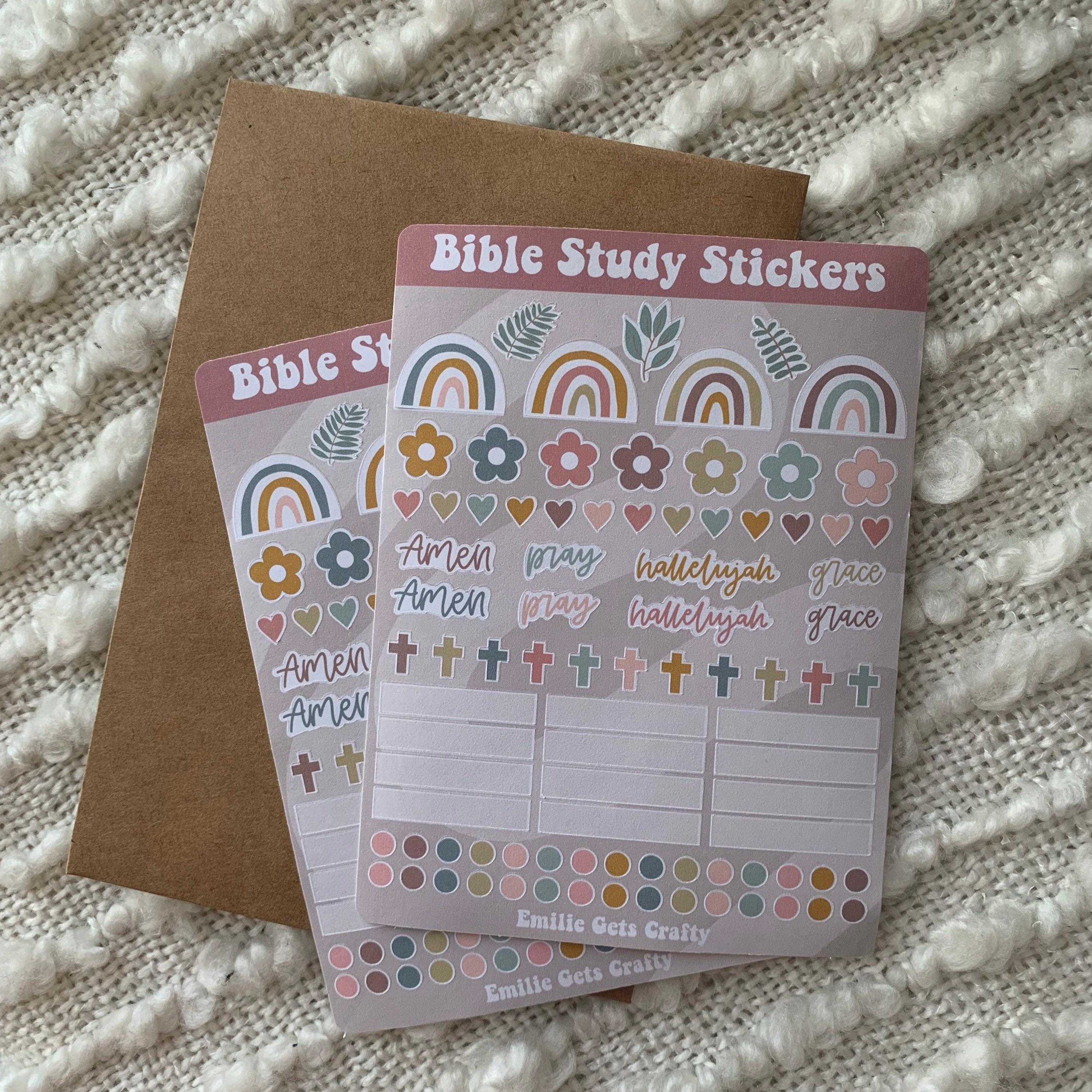 Bible Study Stickers Christian Sticker Sheet Christian - Etsy