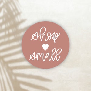 Bulk Small Business Stickers, Shop Small Sticker, Small Business ...