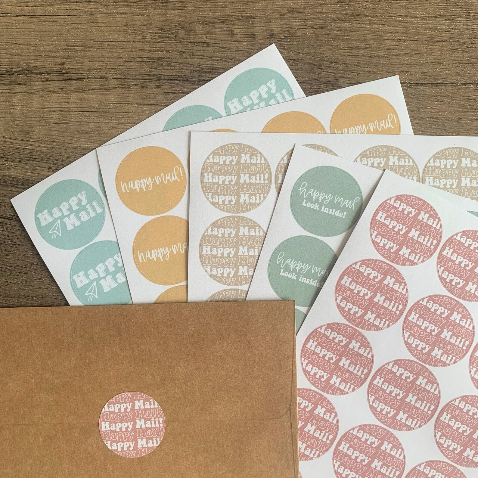 Shop Small Packaging Stickers Round Packaging Stickers Small | Etsy