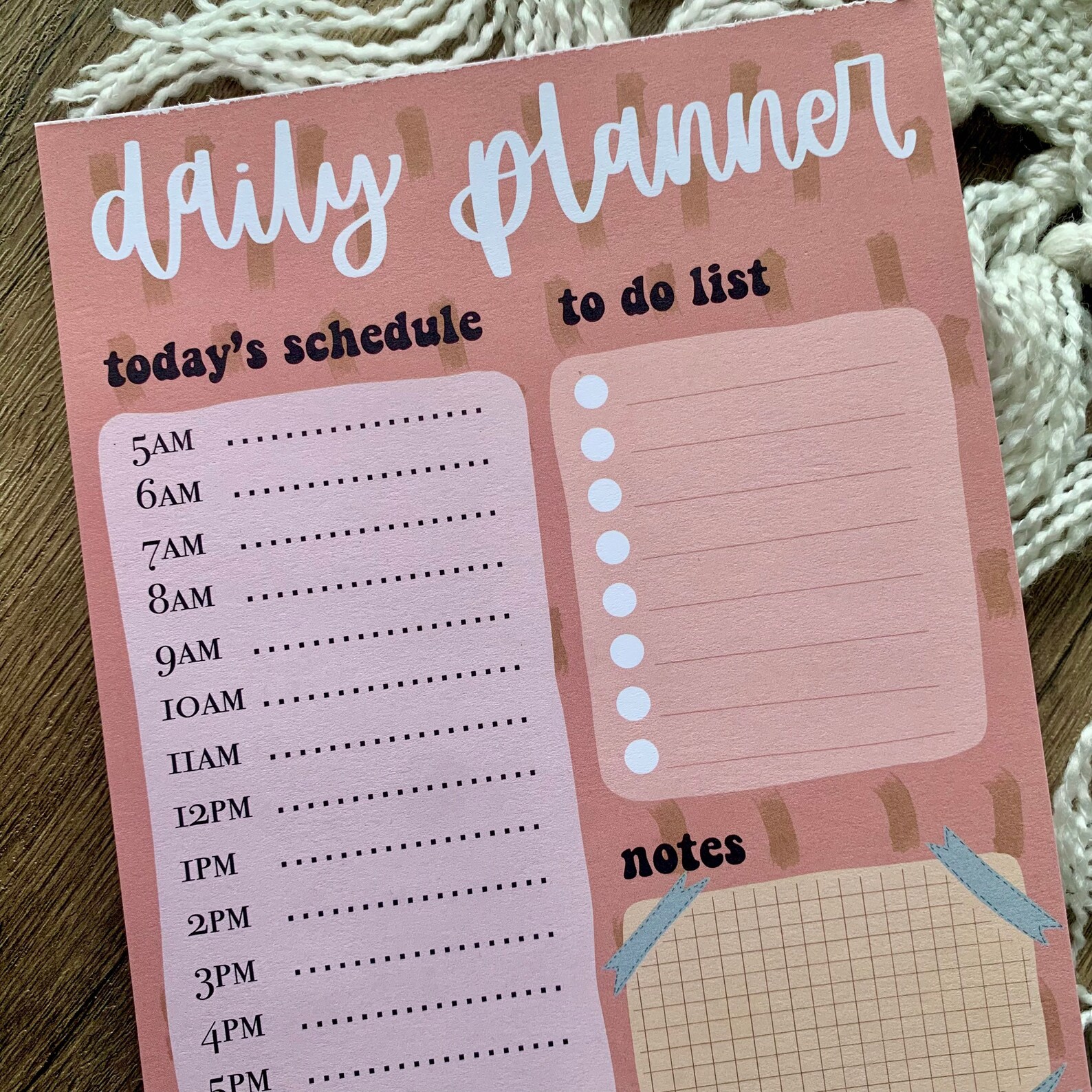 Christian Daily to Do List, Habit Tracker Notepad, Faith Based Notepad ...
