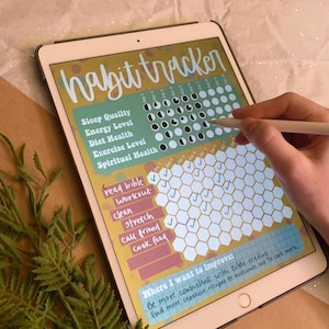 Christian Habit Tracker, Bible Study Notes, Digital Bible Journaling ...