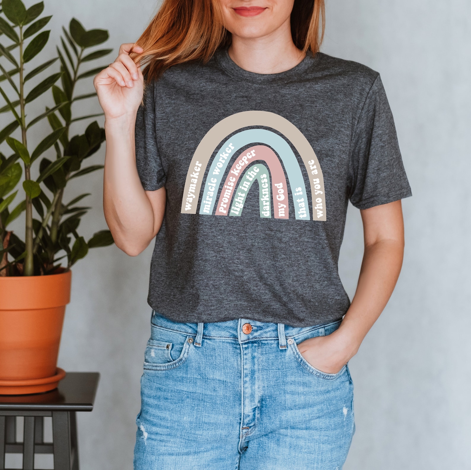 Waymaker Shirt Christian Rainbow Shirt Christian Tees - Etsy