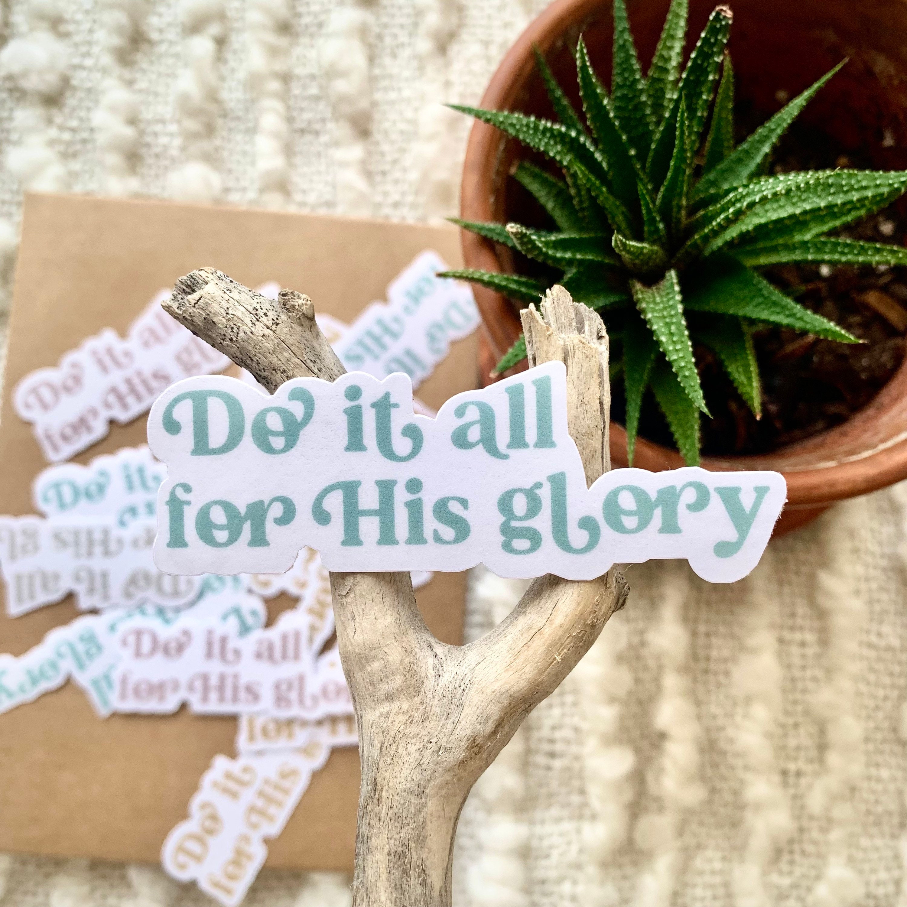 Faith Stickers Christian Stickers Bible Verse Stickers Boho | Etsy