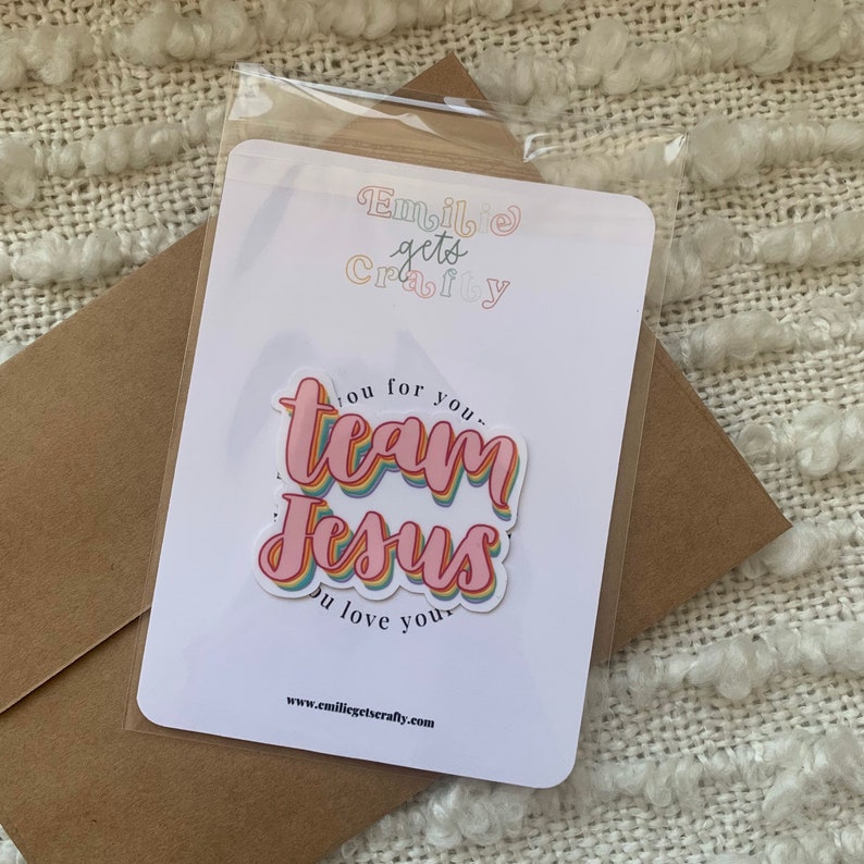 Team Jesus Sticker Colorful Sticker Christian Sticker Pack - Etsy