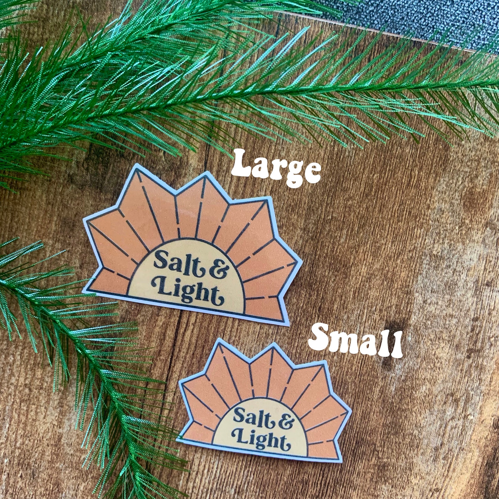 Salt & Light Sticker Boho Christian Sticker Vintage Sun - Etsy