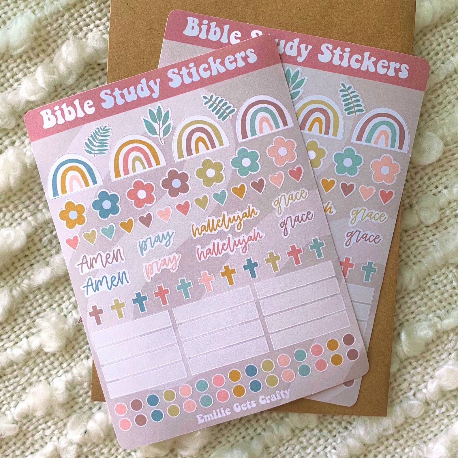 Bible Study Stickers Christian Sticker Sheet Christian - Etsy