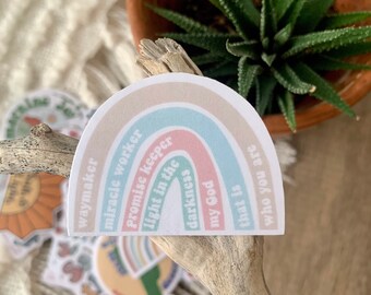 Christian Flower Sticker Faith Sticker Pack Christian - Etsy