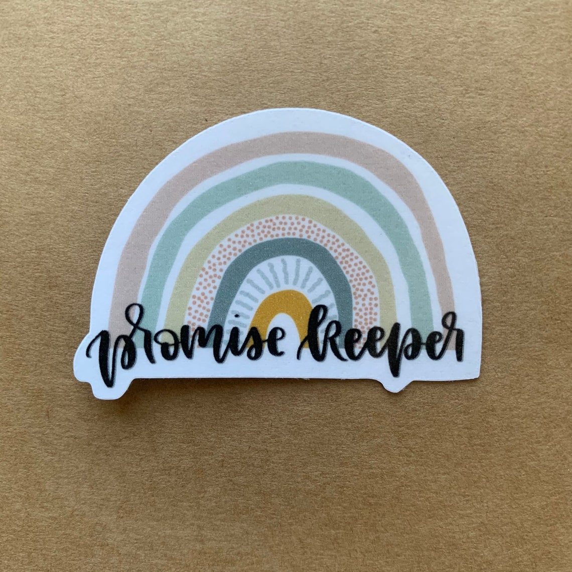 Promise Keeper Rainbow Boho Christian Sticker Rainbow | Etsy