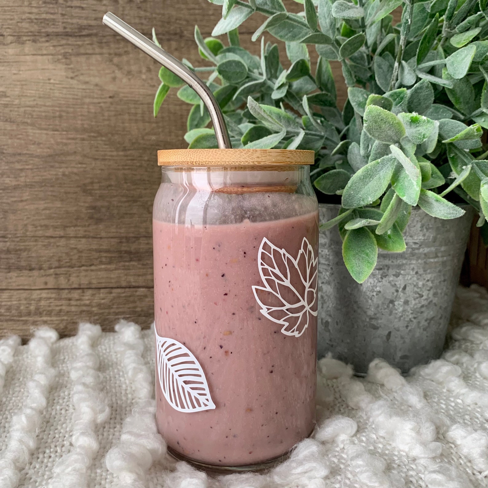 Christian Can Glass Iced Coffee Drinkware Bible Study Iced - Etsy