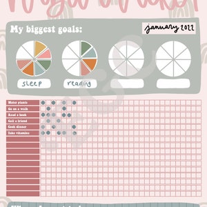 Digital Goals Tracker, Digital Habit Tracker, Habit Tracker Journal ...