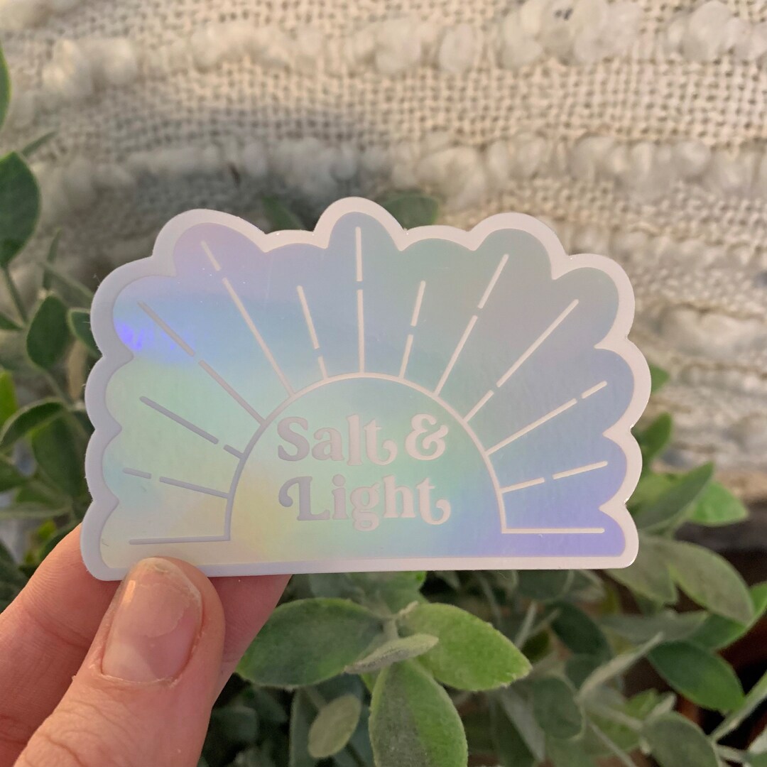 Holographic Sticker, Iridescent Sticker, Salt & Light Sticker ...