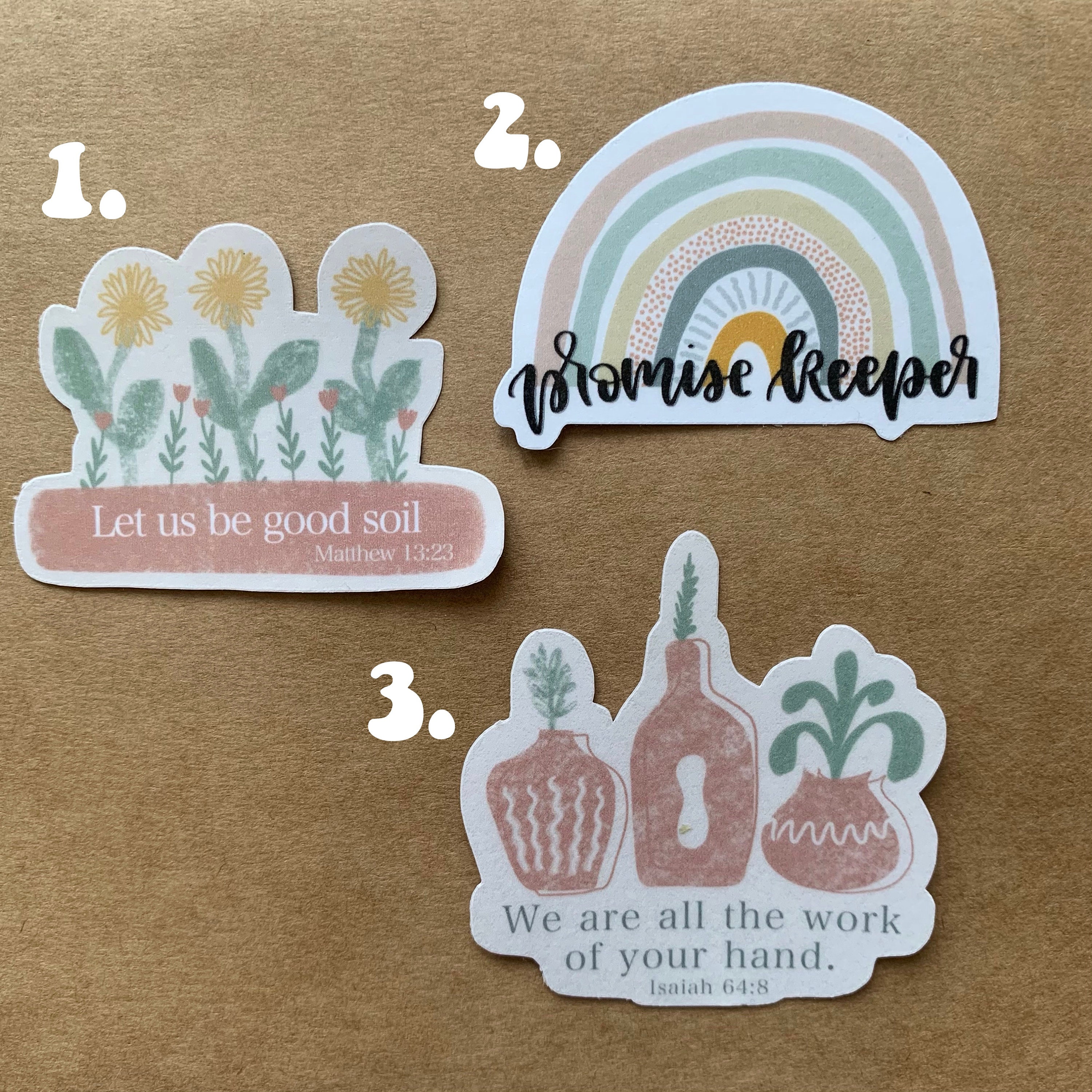 Christian Sticker Pack Faith Stickers Christian Sticker | Etsy