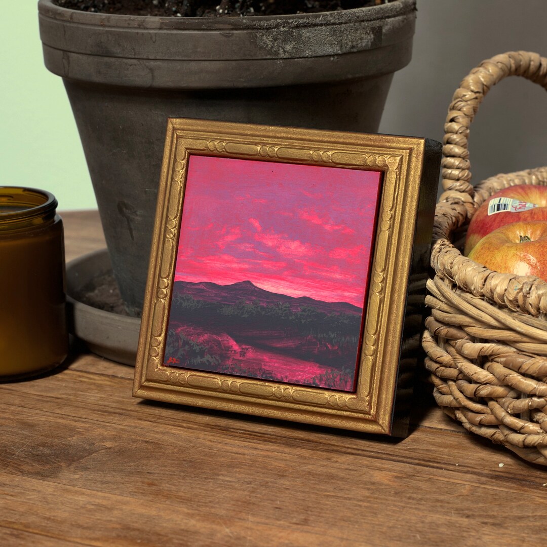 Agua Fria Miniature Series 2, No.5 Original Southwest Landscape Oil ...