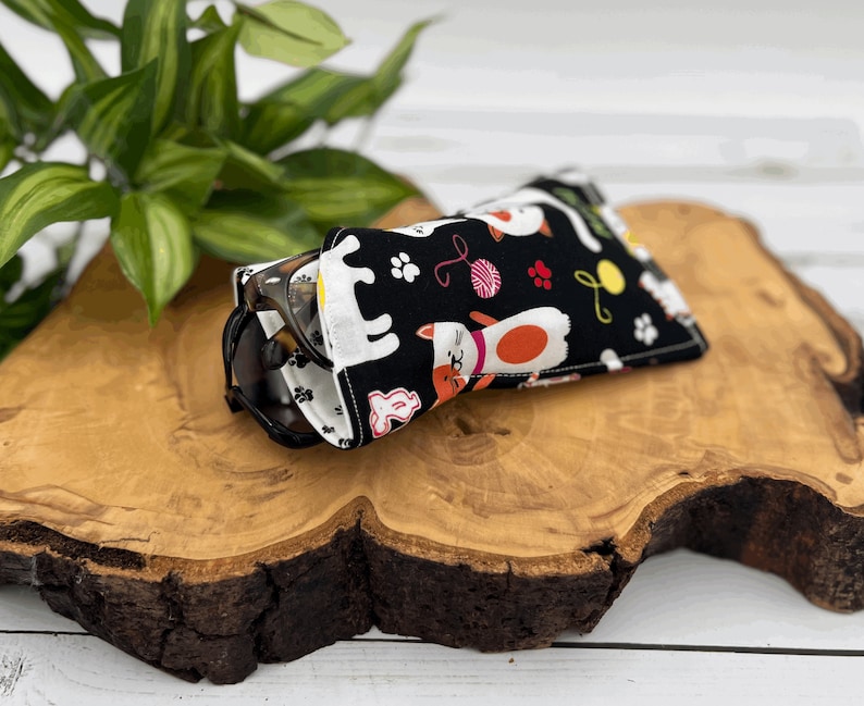 Black Cat Double Glasses Holder Holds Two Pair of Glasses, Sunglasses ...
