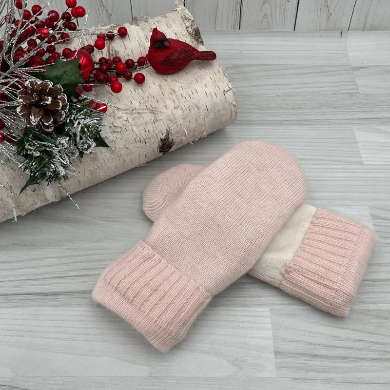 Pink Mittens - Etsy