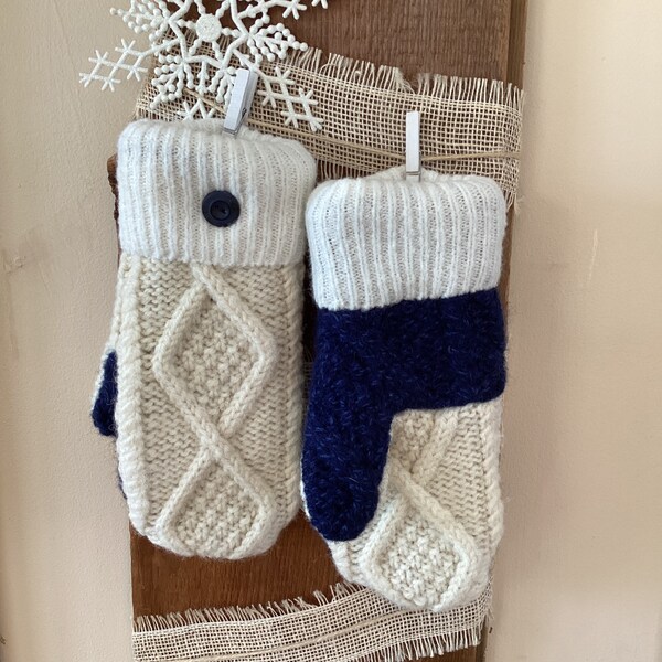 Sweater Mittens - Etsy