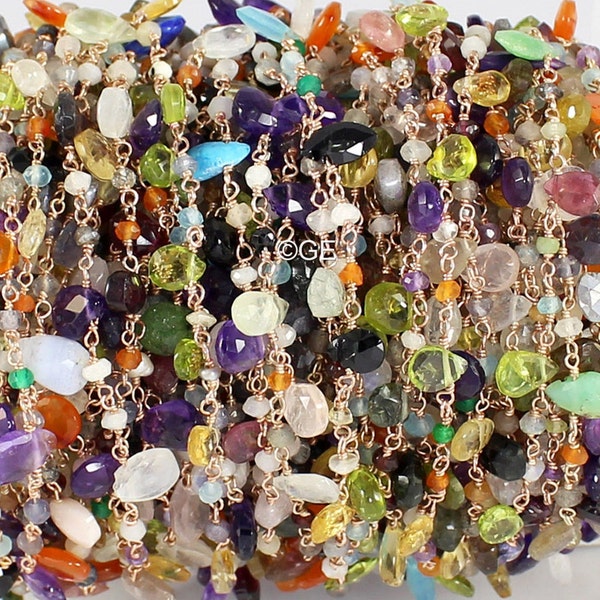 Gemstone Chain - Etsy