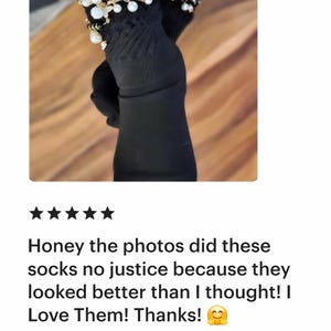 Junk Charm Slouch Socks Comfortable Socks With Charms Black Socks ! NO ...