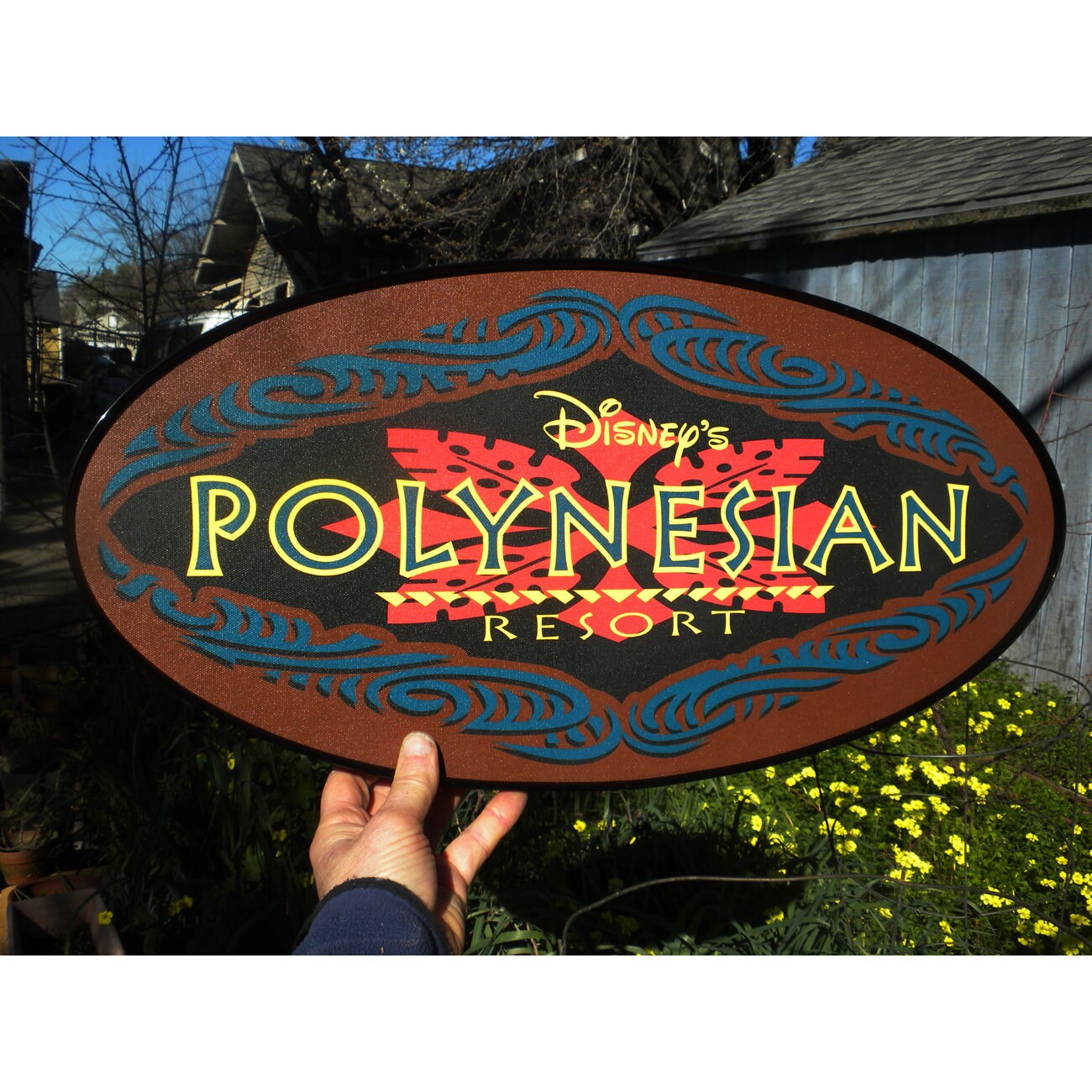 Disney's Polynesian Resort Oval Sign | Etsy