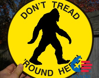 Sasquatch Crossing Sign | Etsy